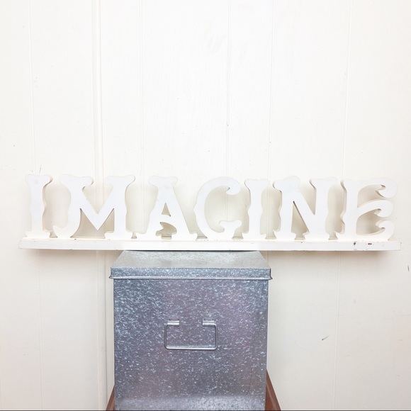 Accents | Customizable Wooden Imagine Sign 31 X 6 | Poshmark